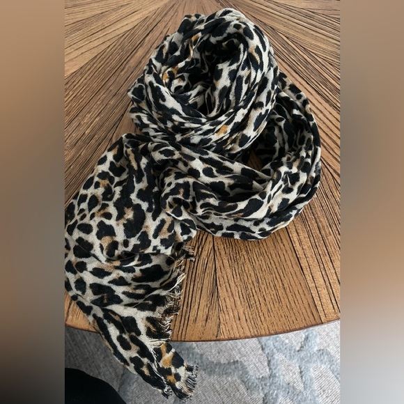 J. Crew | Accessories | J Crew Cheetah Light Weight Scarf | Poshmark